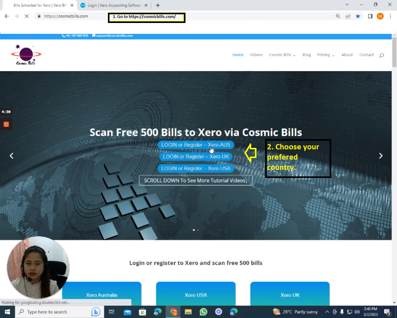 Quick Start Guide - Cosmic Bills